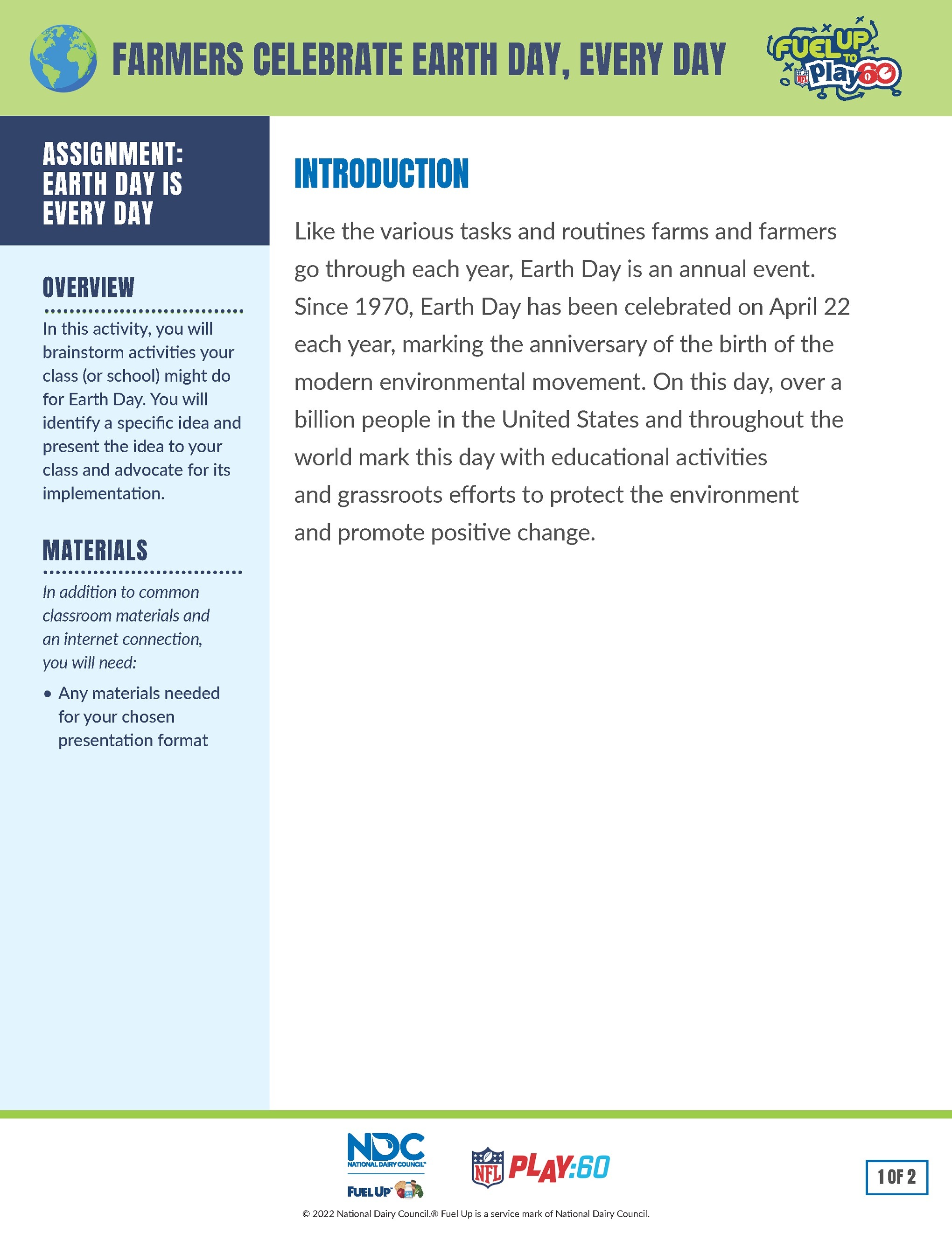 Farmers Celebrate Earth Day, Every Day - Midwest Dairy