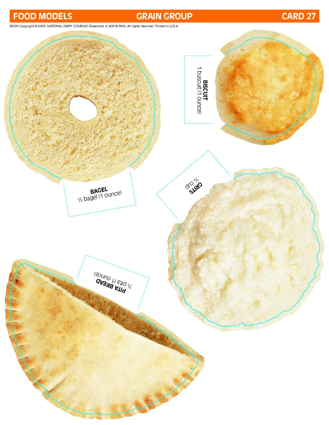 Food Models - Grain Group - Midwest Dairy