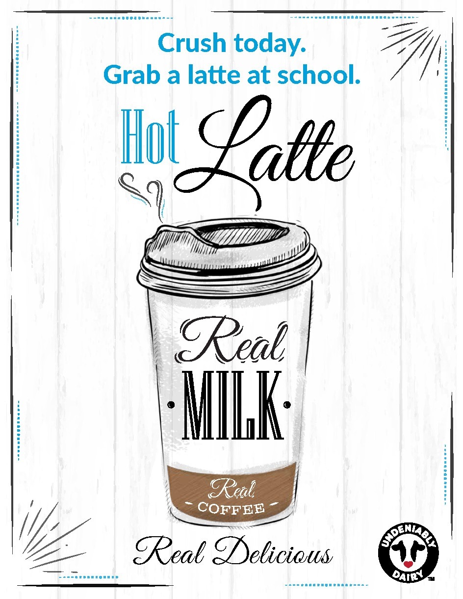 Latte Coffee Graphics - Midwest Dairy