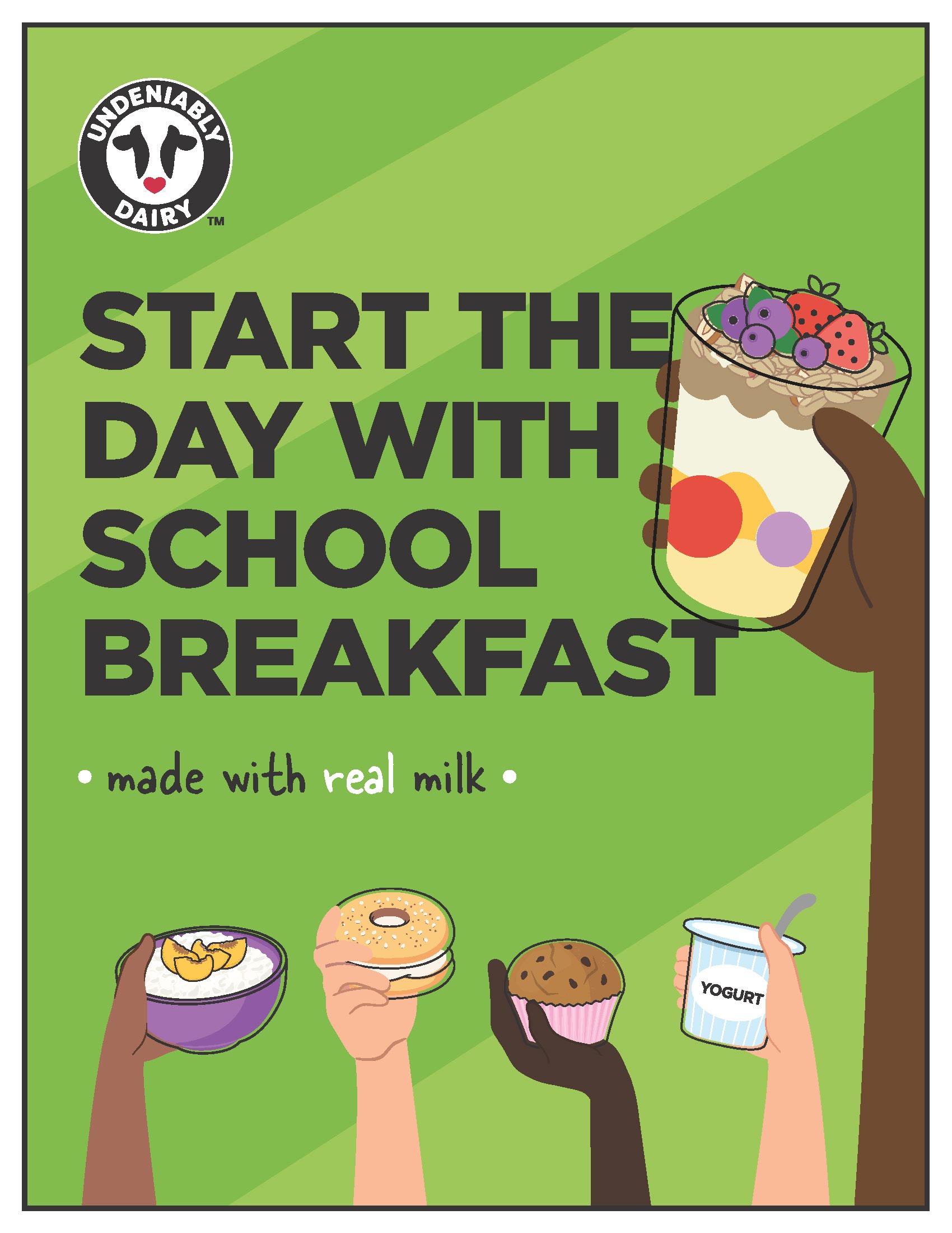 School Breakfast Posters - Midwest Dairy