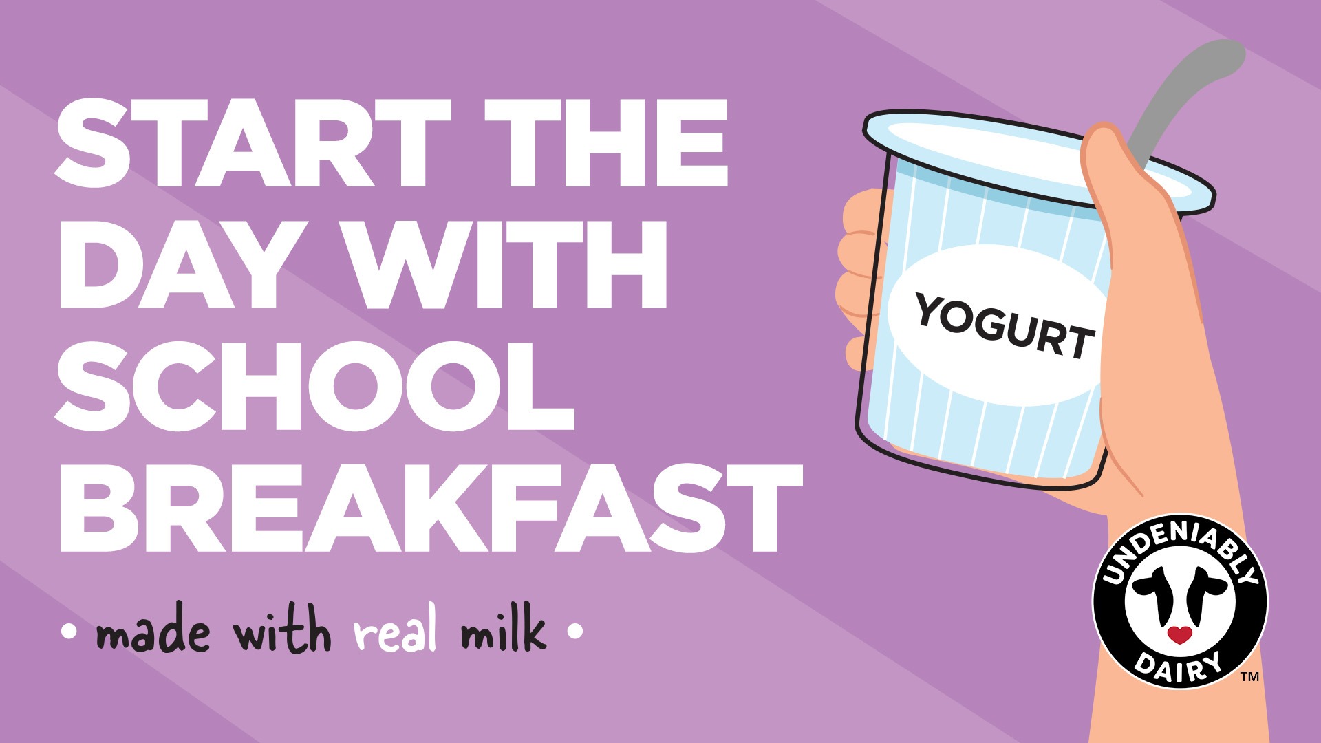 School Breakfast Digital Signage - Midwest Dairy