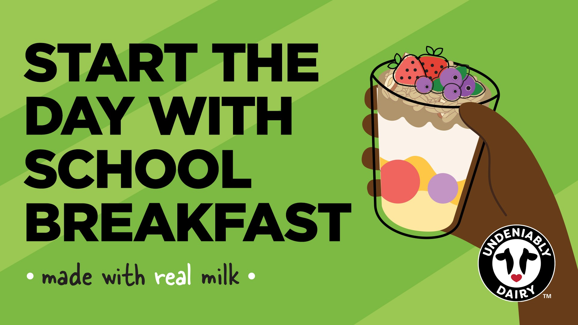 School Breakfast Digital Signage - Midwest Dairy