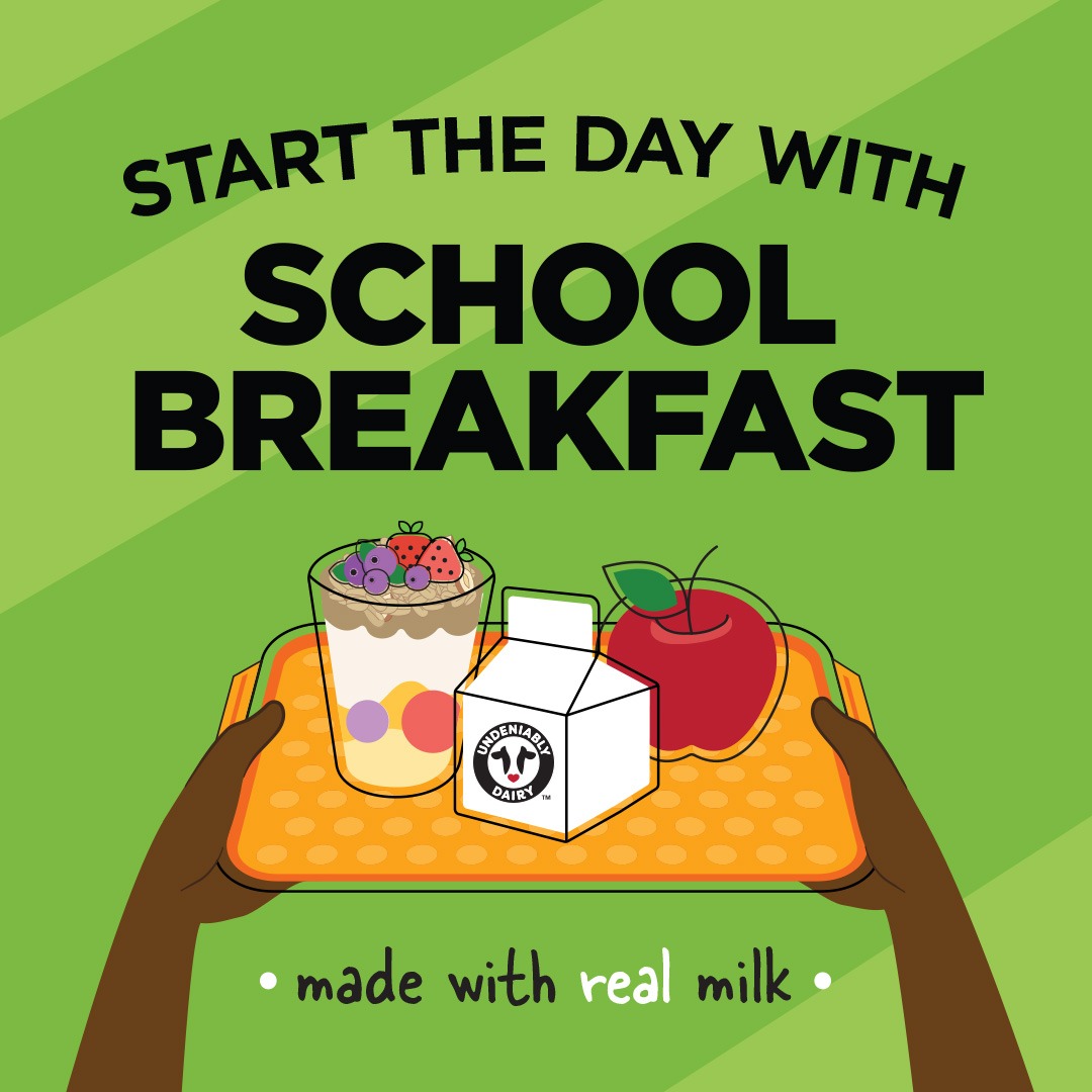 School Breakfast Social Graphics - Midwest Dairy