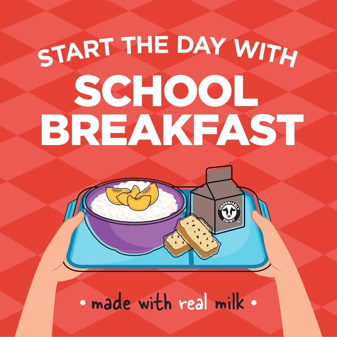 School Breakfast Social Graphics - Midwest Dairy