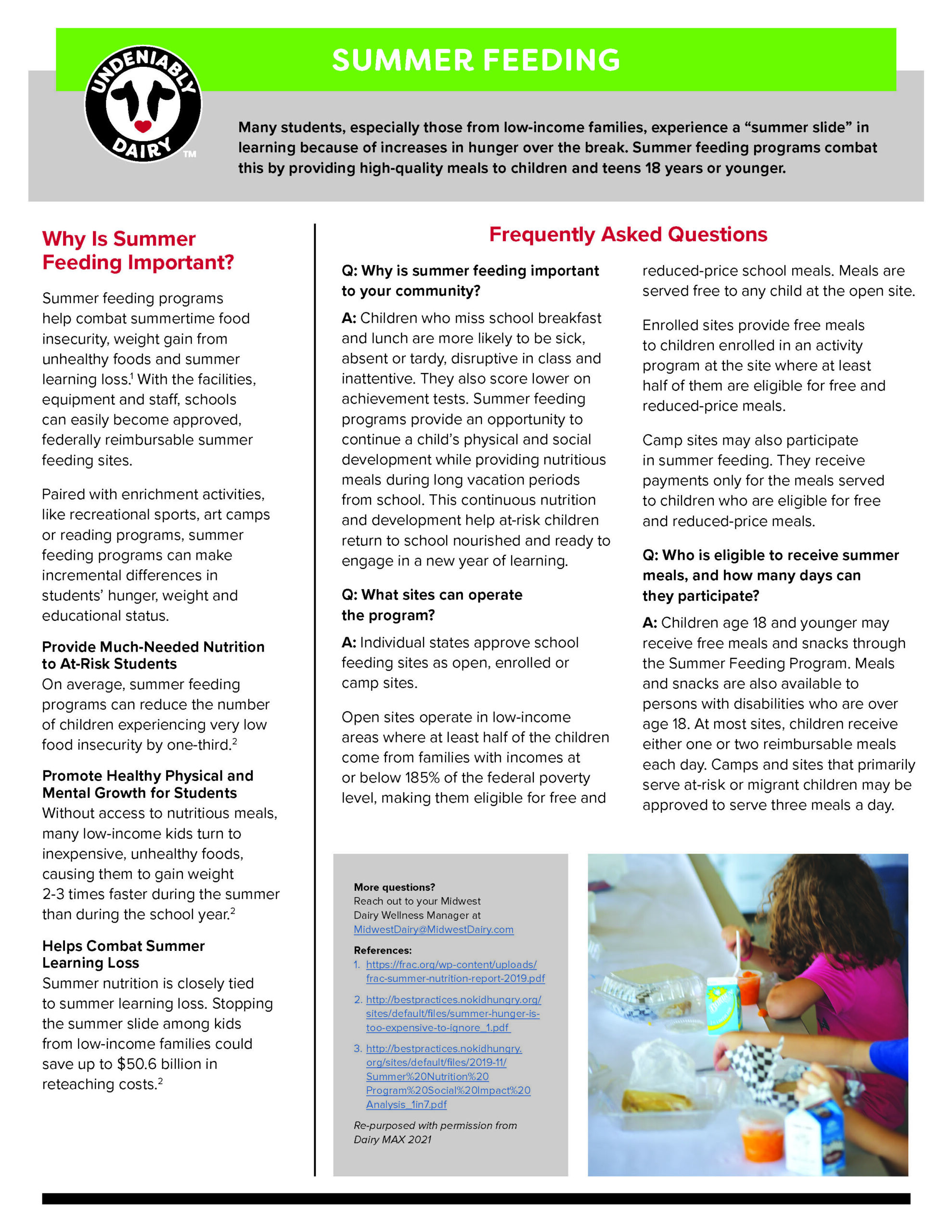 Summer Feeding Program | Midwest Dairy