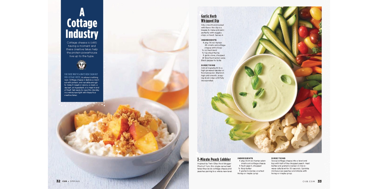 Cub Foods Springtime magazine celebrates the re-invention of cottage ...