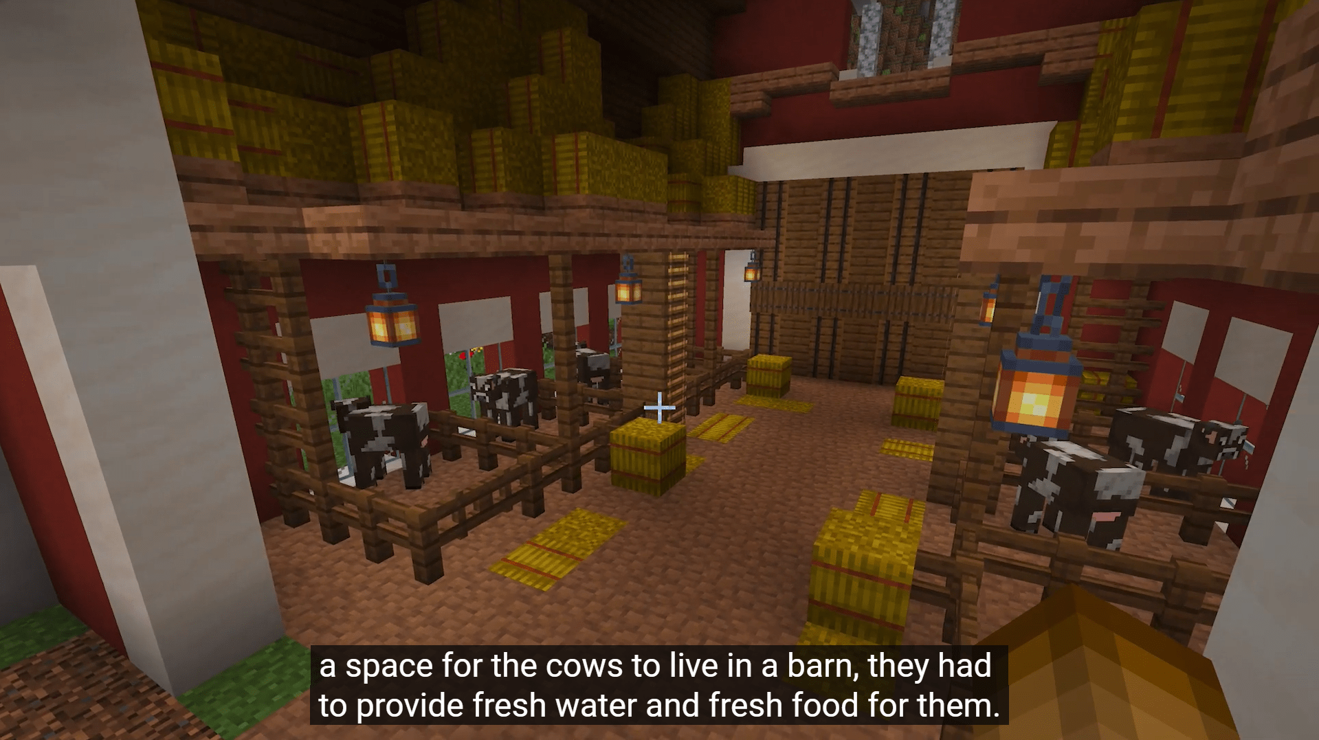 Barn Minecraft Inside